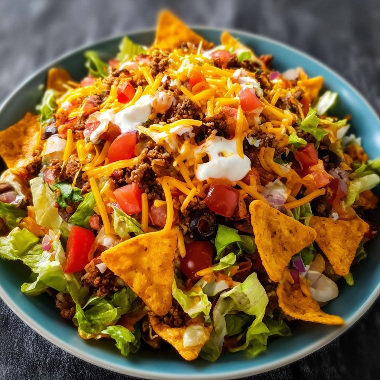 Dorito Taco Salad - Life with Jeviko