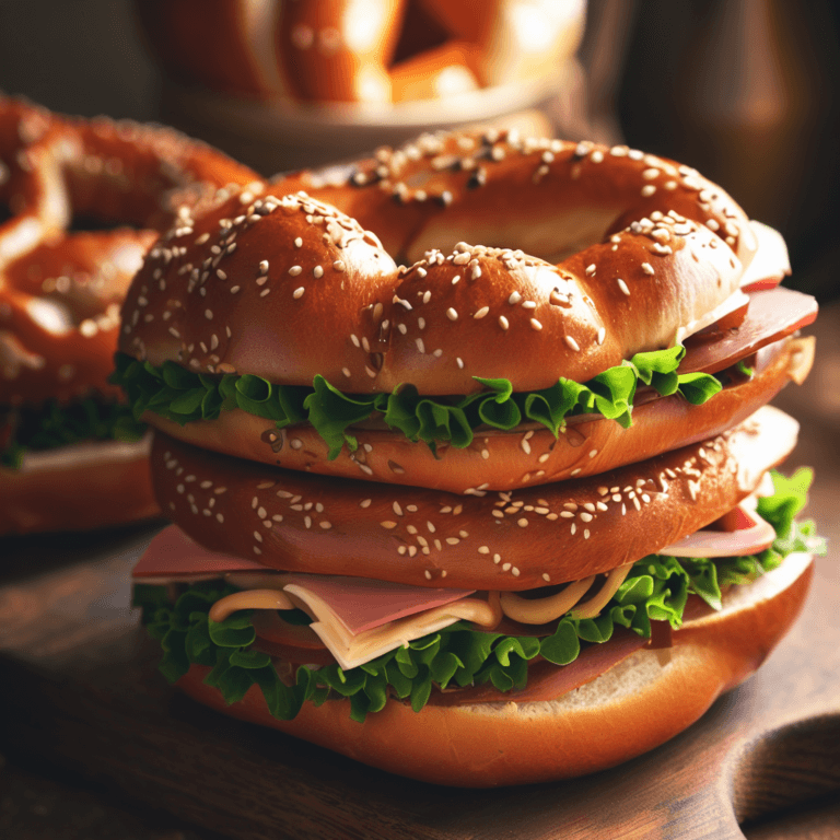 Pretzel Sandwiches - Life with Jeviko