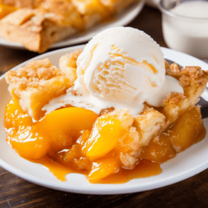Lazy Man's" Pie- Peach Cobbler - Life with Jeviko