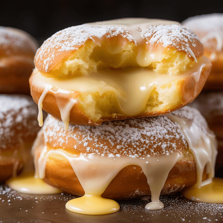 Pastry Cream Filled Donuts - Life with Jeviko