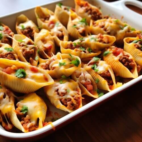 Taco Stuffed Shells Life With Jeviko