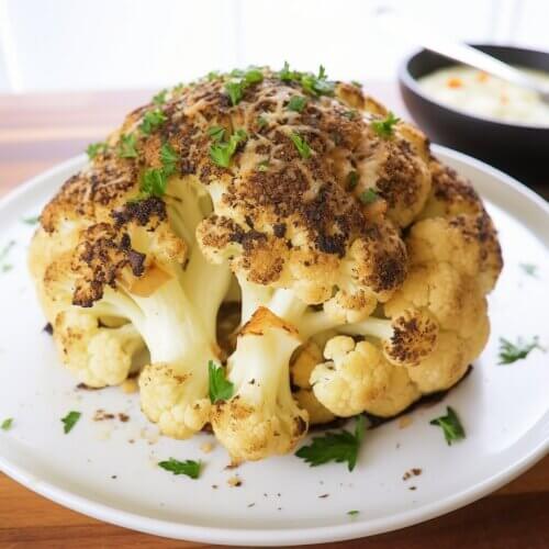 Whole Roasted Cauliflower - Life with Jeviko