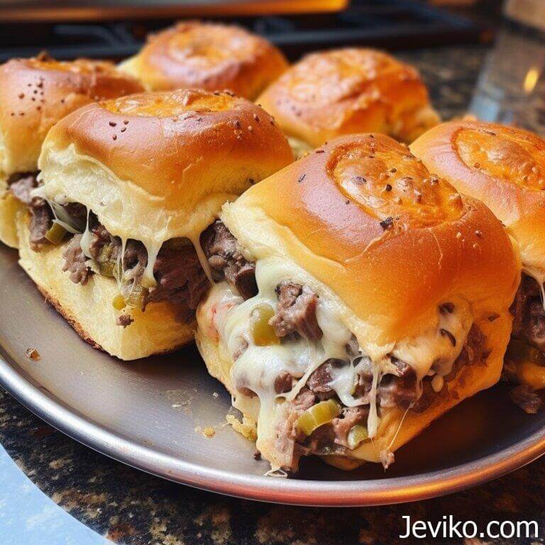 PHILLY CHEESESTEAK SLIDERS - Life with Jeviko