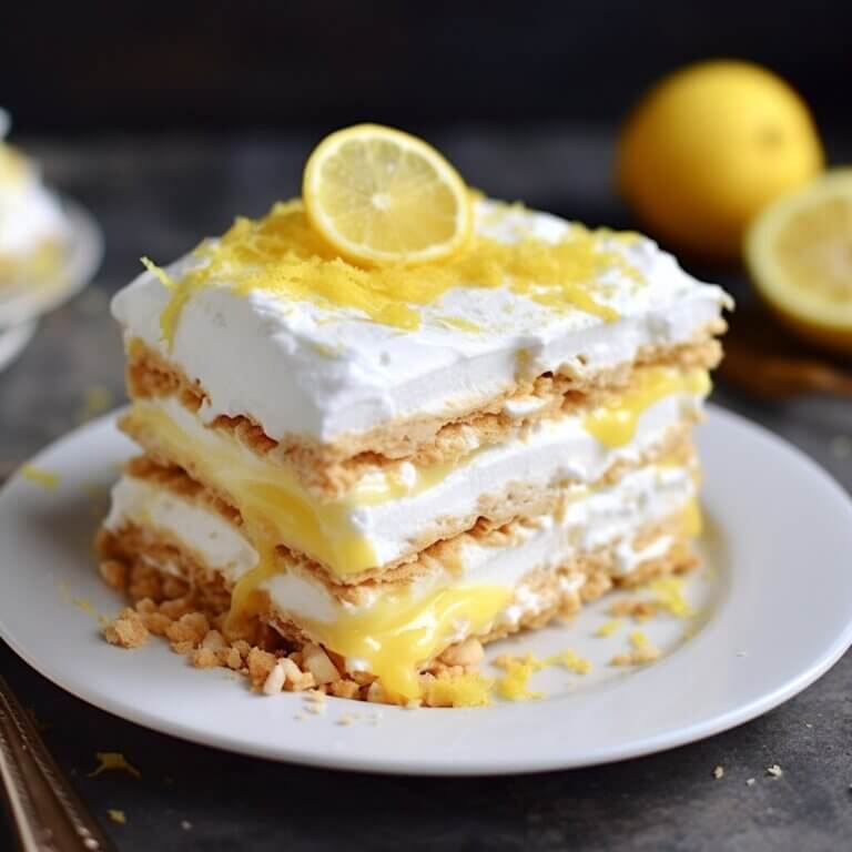 No bake lemon icebox cake - Life with Jeviko