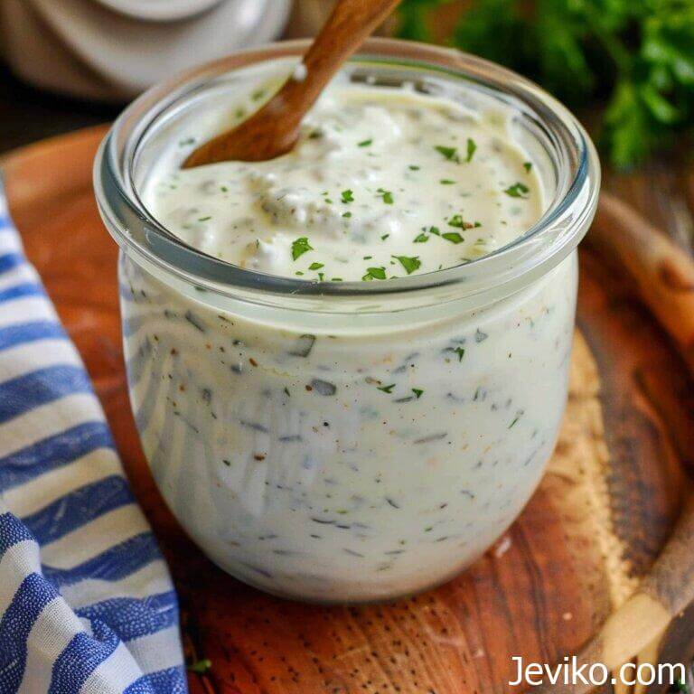 The Best Homemade Ranch Dressing You'll Ever Taste - Life with Jeviko