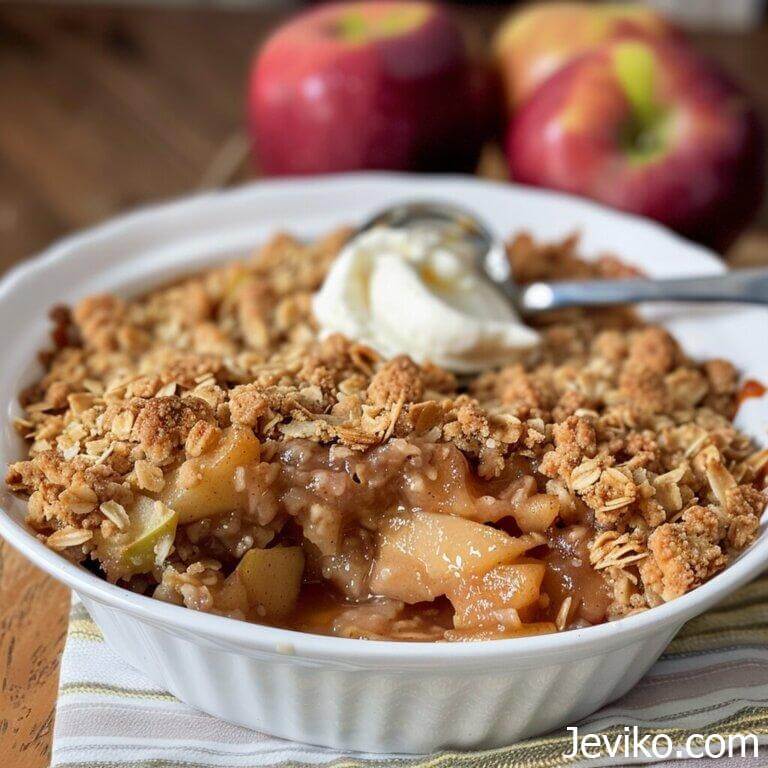 Old Fashioned Apple Crisp - A Warm and Comforting Fall Treat - Life ...
