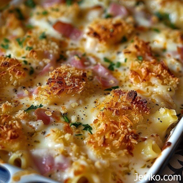 Chicken Cordon Bleu Casserole - Life with Jeviko