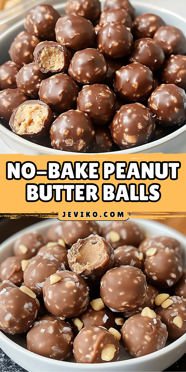 No-Bake Peanut Butter Balls - Life with Jeviko