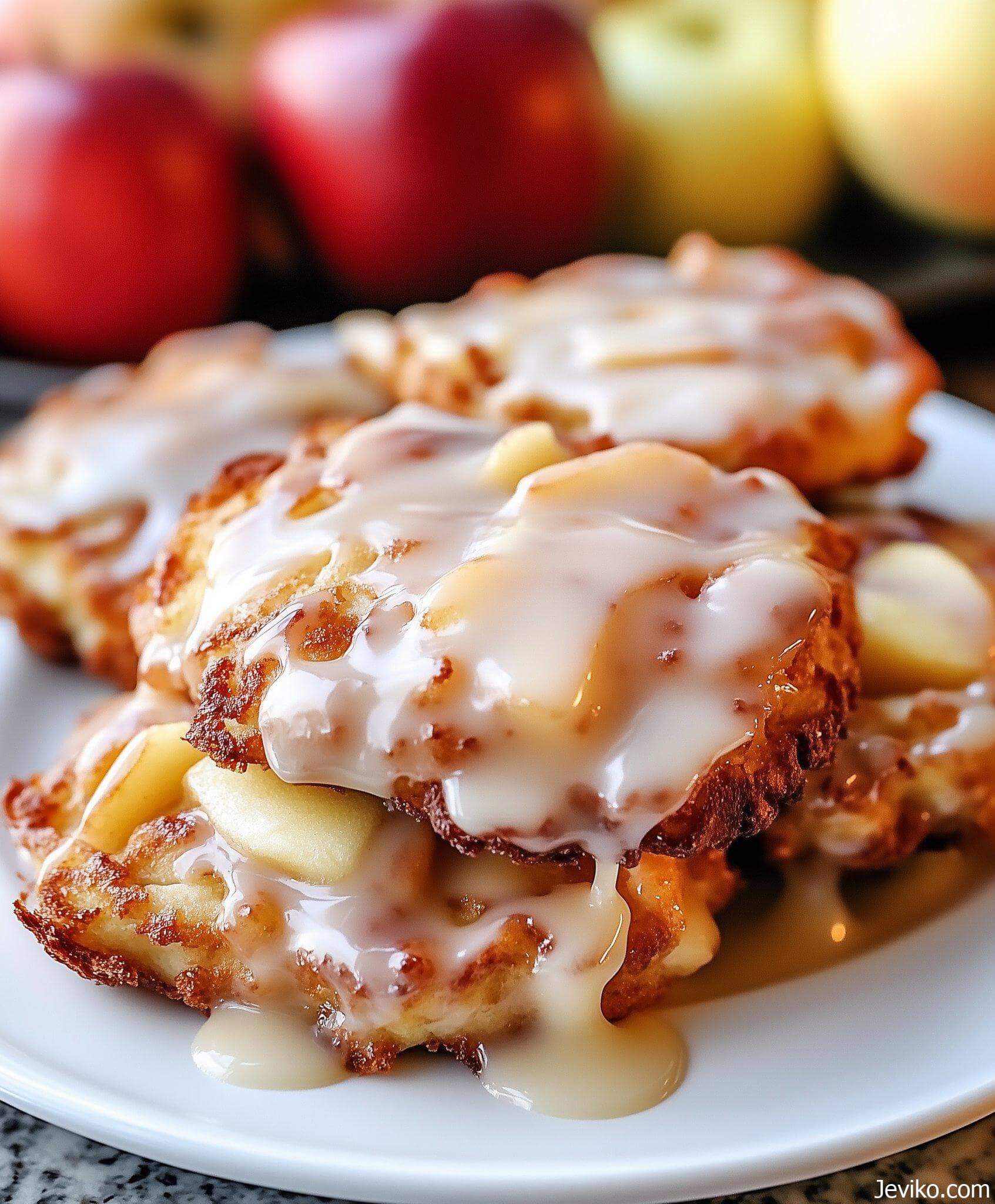 Baked Apple Fritters - Life with Jeviko