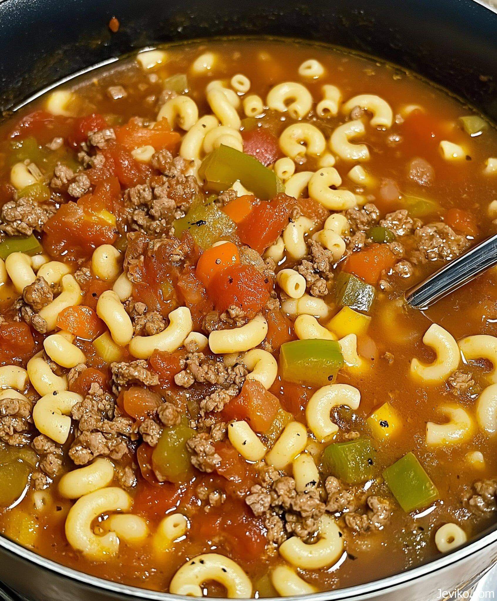 Beef And Macaroni Soup Life With Susan Beef And Macaroni Soup Life With Susan