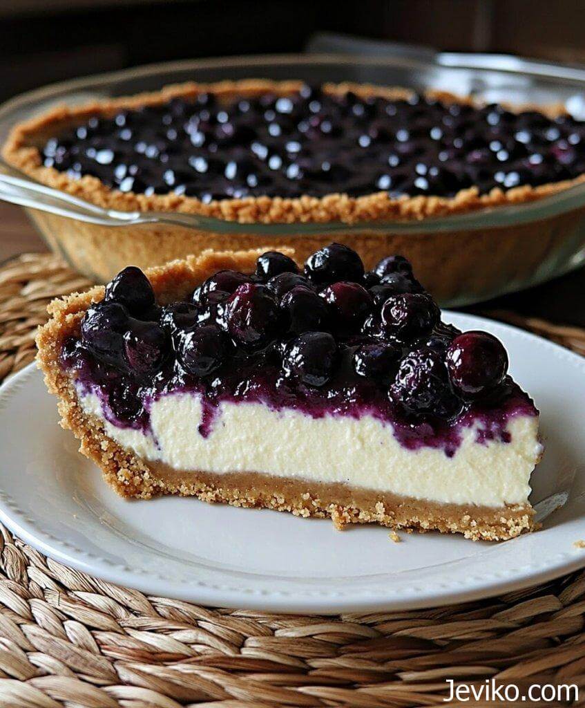 how do you make blueberry cheesecake