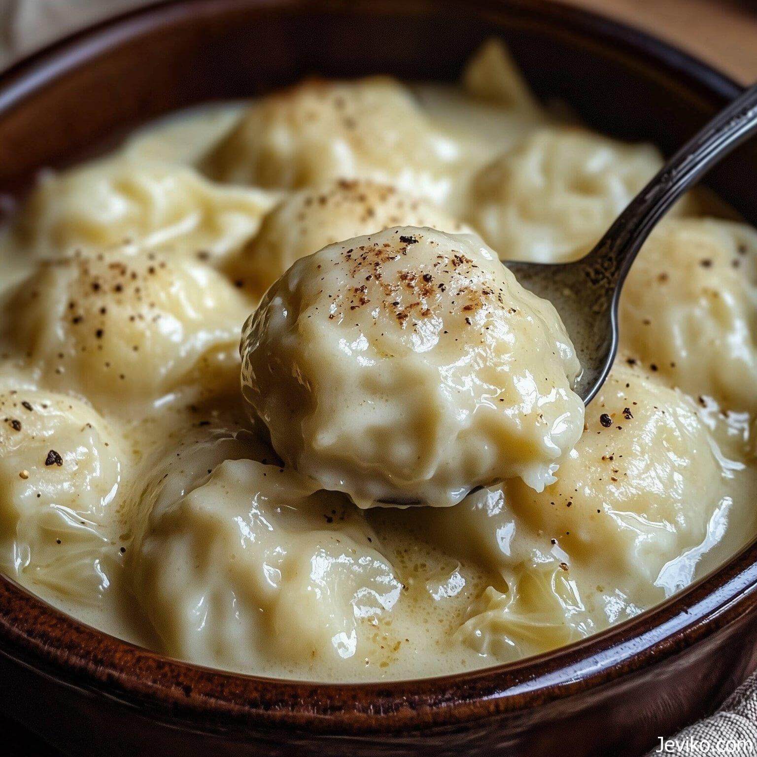 German Cabbage and Dumplings - Life with Jeviko