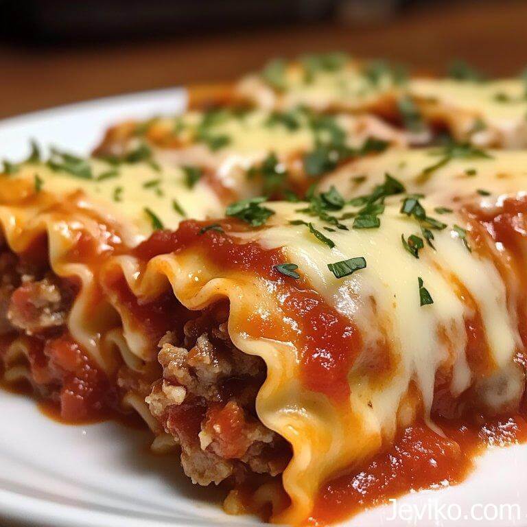 3-Cheese Sausage Lasagna Roll-Ups - Life with Jeviko