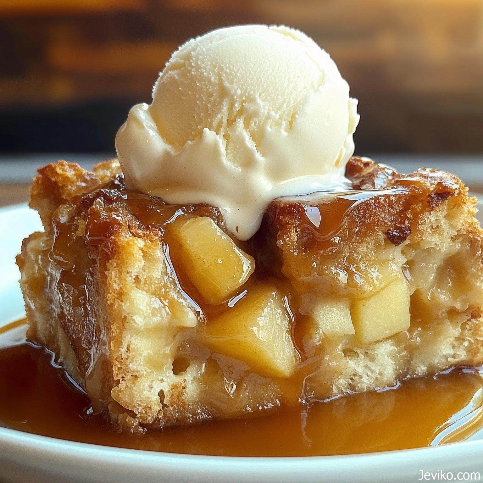 Apple Pie Bread Pudding - Life with Jeviko