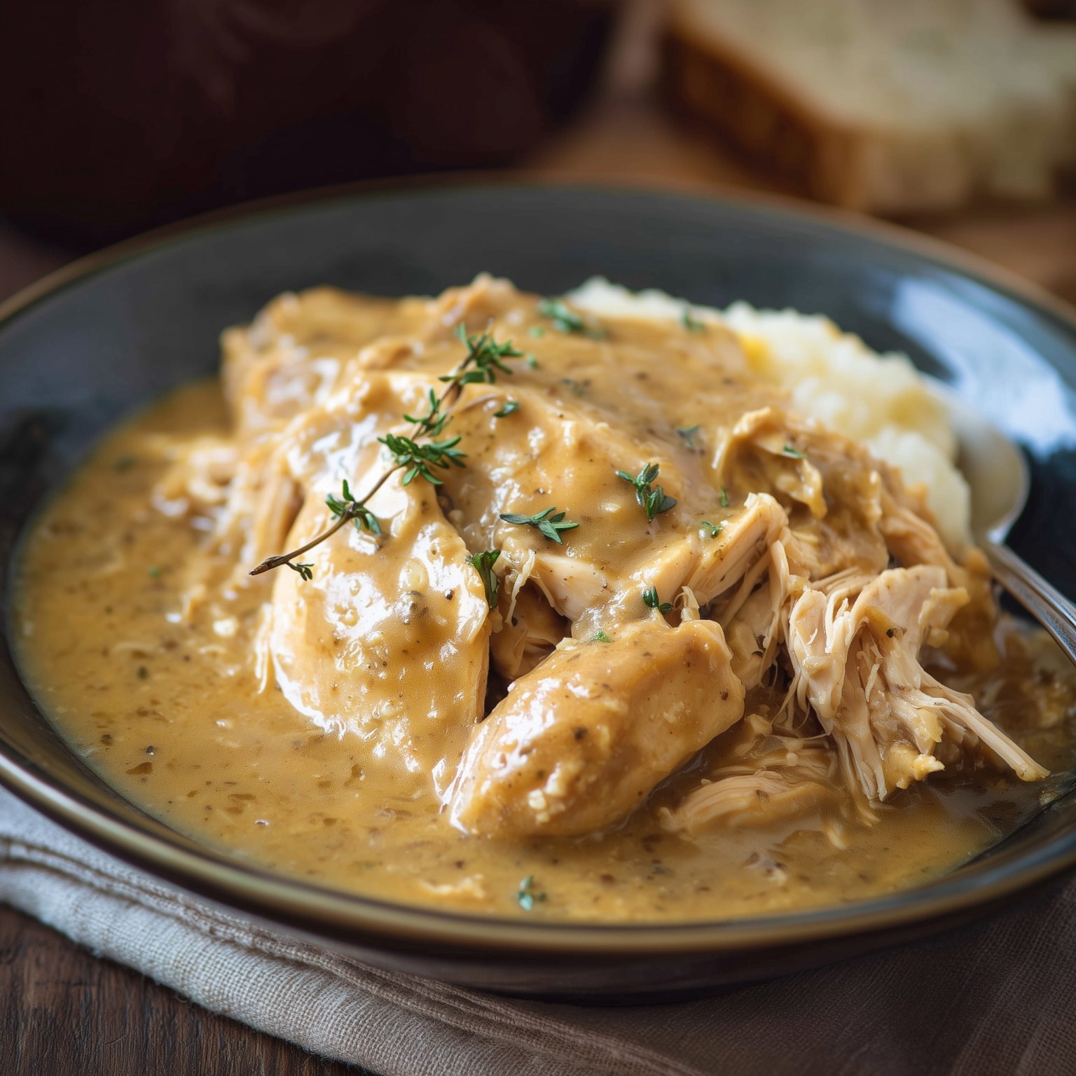 Slow Cooked Chicken & Gravy - Life with Jeviko